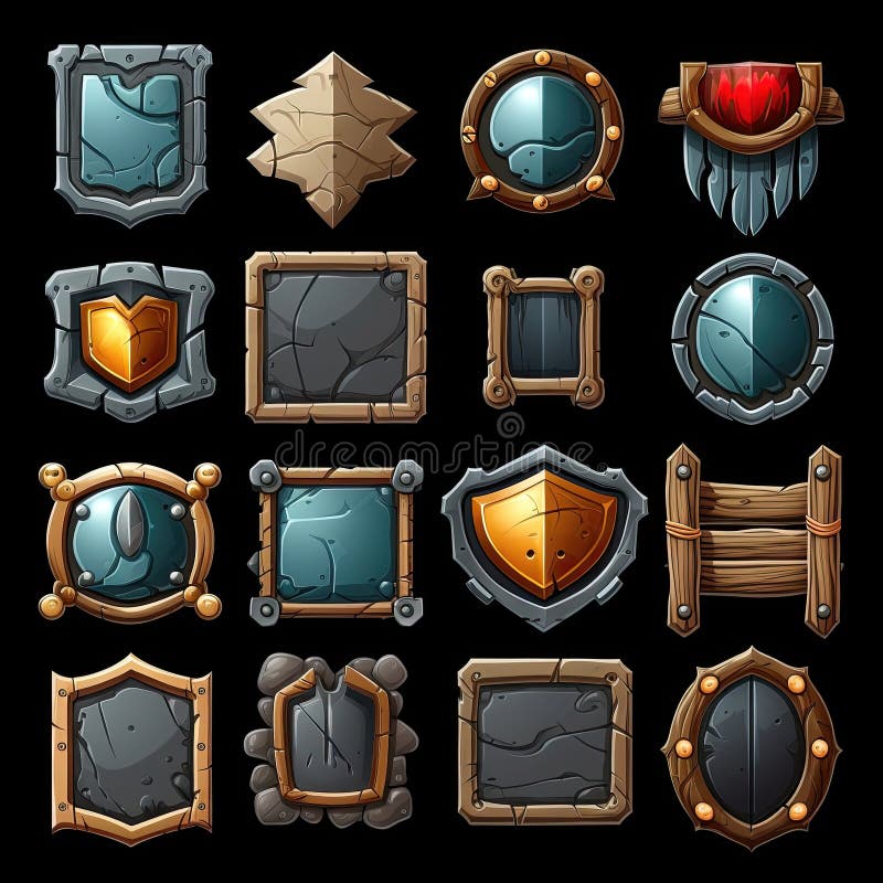 Item Frame Medieval Ai Generated Stock Photo - Image of sign, item ...