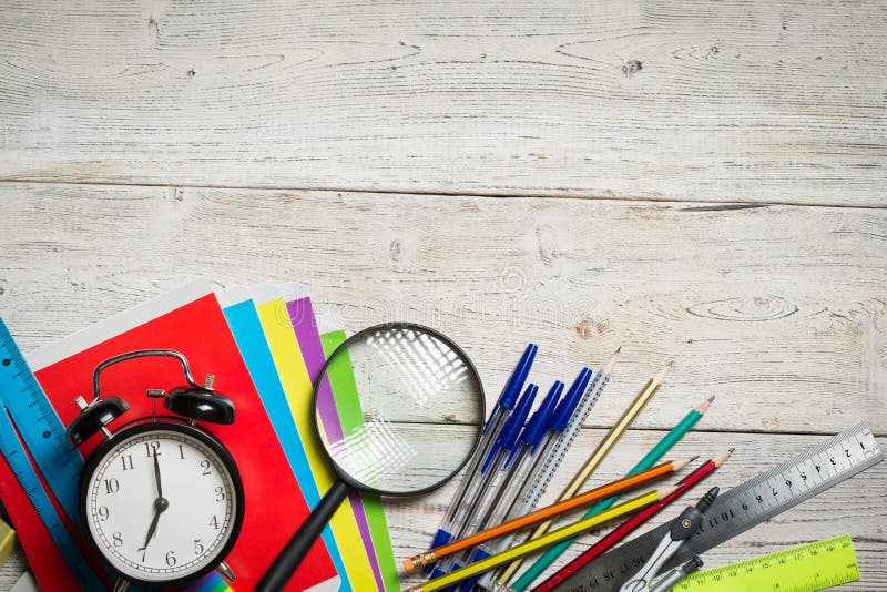 Items for Children`s Creativity Stock Photo - Image of items, colorful ...