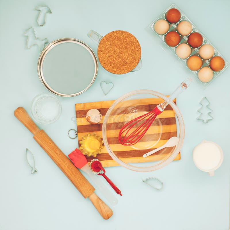 Items for cooking cookies stock image. Image of cooking - 123888621