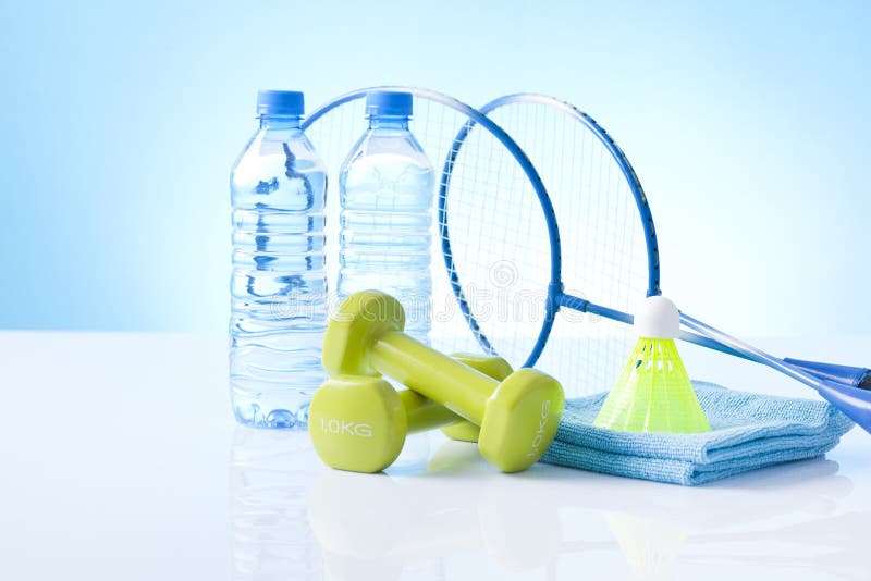 Items for Healthy Physical Activity Stock Image - Image of dumbbell ...