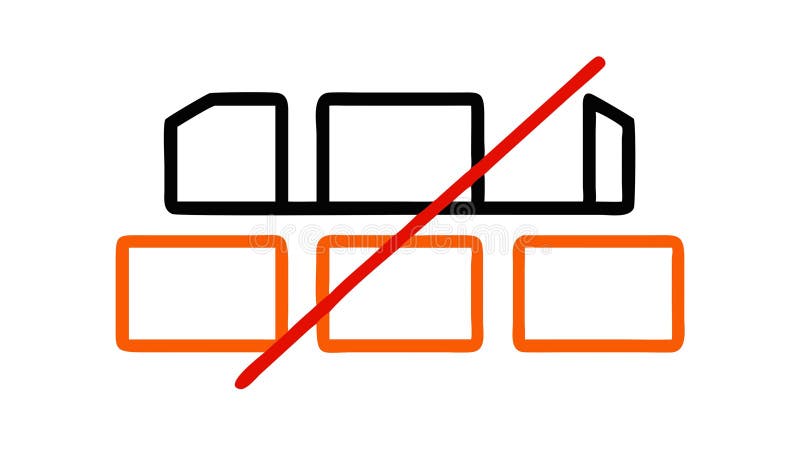 Items Restriction Crossed Out Boxes Vector Icon, Vector Design ...