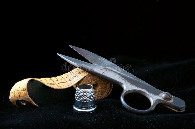 Items used by a tailor stock photo. Image of thread, group - 33499584