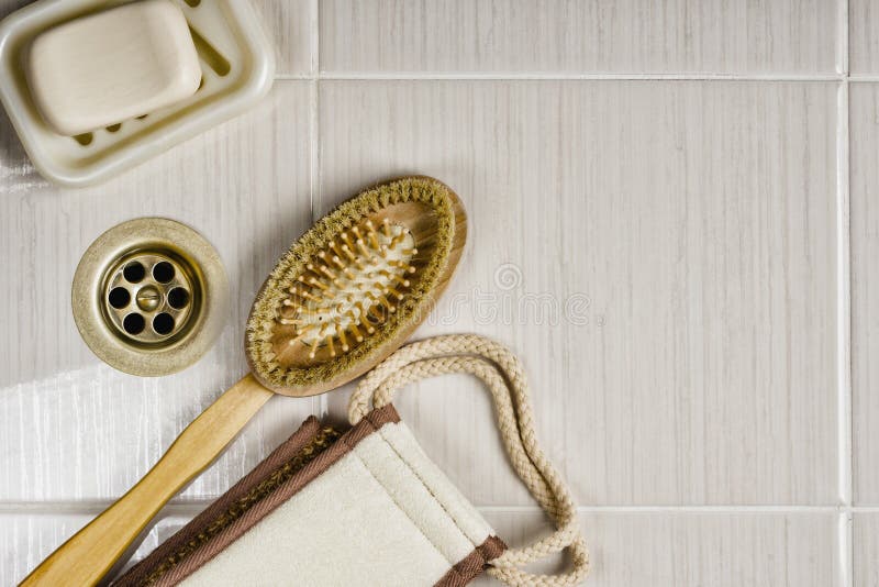 Items Used for Washing and Brushing Teeth Stock Image - Image of ...