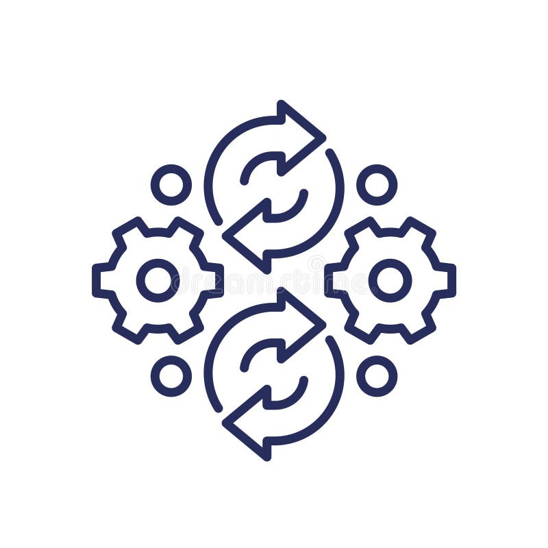 Iteration, Iterative Process Line Icon Stock Vector - Illustration of ... Iteration, Iterative Process Line Icon Stock Vector - Illustration of ...