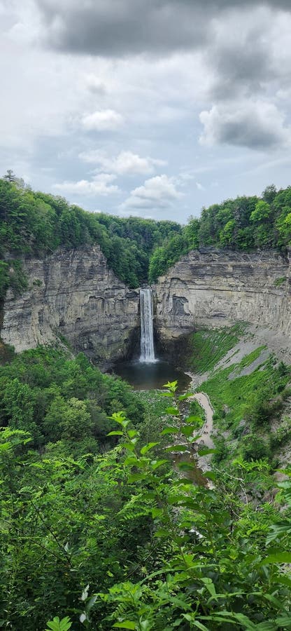 Ithaca Falls stock image. Image of tressure, upstate - 350352125