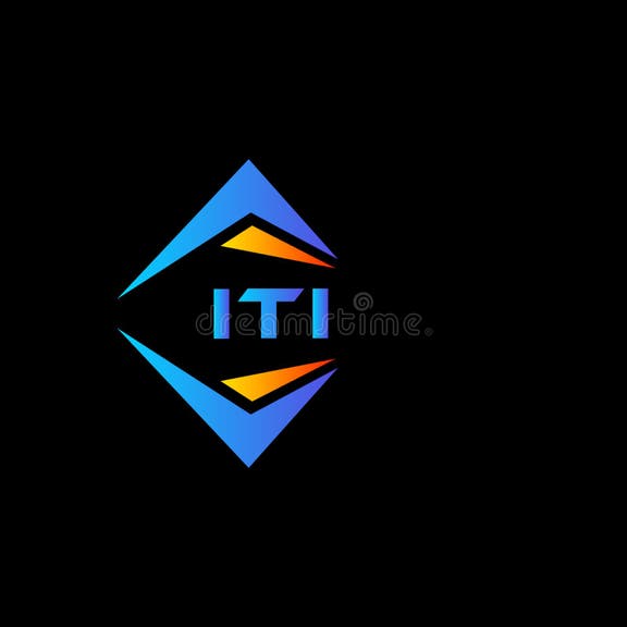 ITI Abstract Technology Logo Design on White Background. ITI Creative ...