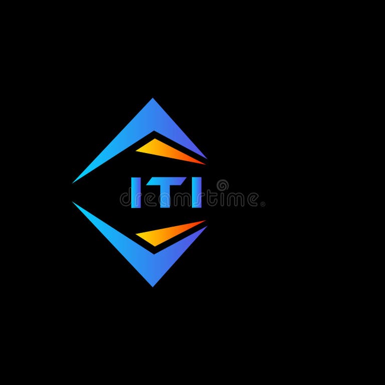 ITI Abstract Technology Logo Design on White Background. ITI Creative ...