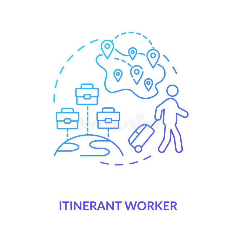 Mobility Rights Concept Icon Stock Vector - Illustration of ...