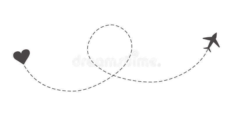 Map Airplane Path Black White Stock Illustrations – 1,376 Map Airplane ...