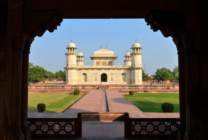 Itmad Ud Daula, Agra editorial stock image. Image of architecture ...