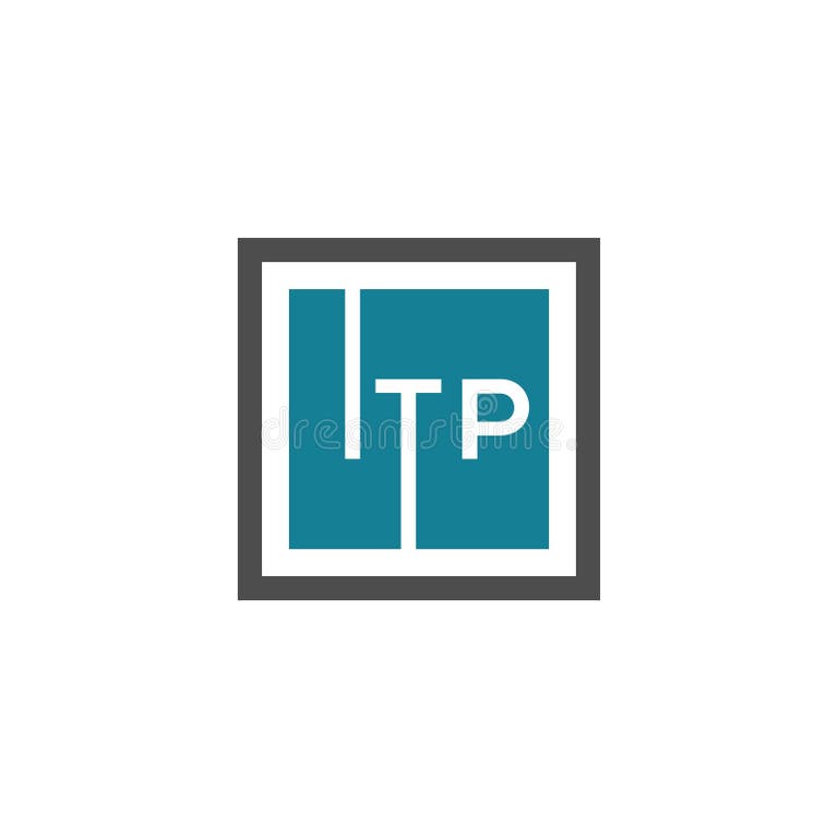 ITP Letter Logo Design on WHITE Background. ITP Creative Initials ...