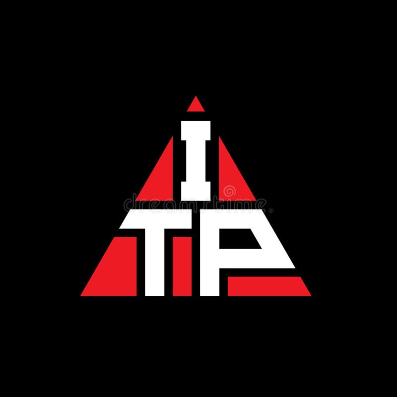 ITP Triangle Letter Logo Design with Triangle Shape. ITP Triangle Logo ...