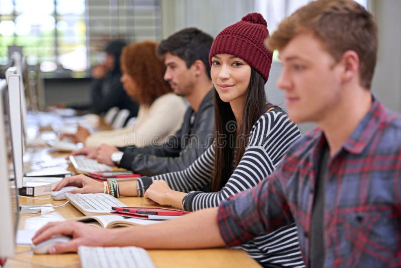 Its All about Good Study Habits. Students Working on Computers in a ... Its All about Good Study Habits. Students Working on Computers in a ...
