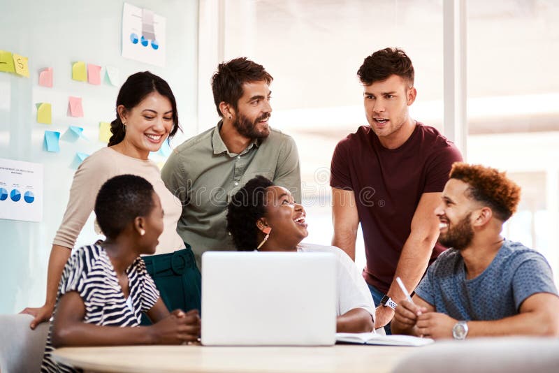 Its All about Invention and Creativity. a Group of Young Creatives ...