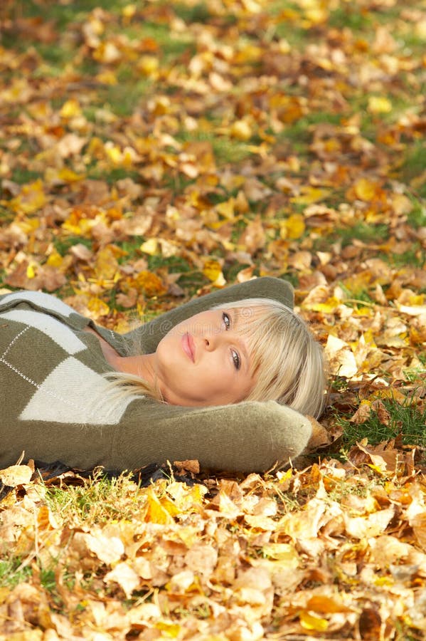 Its Autumn! stock photo. Image of outdoors, leasure, daydream - 3283054