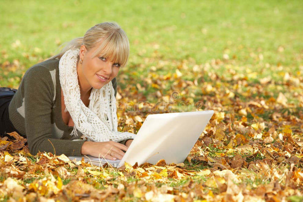 Its Autumn! stock photo. Image of leasure, happy, fashion - 3283078