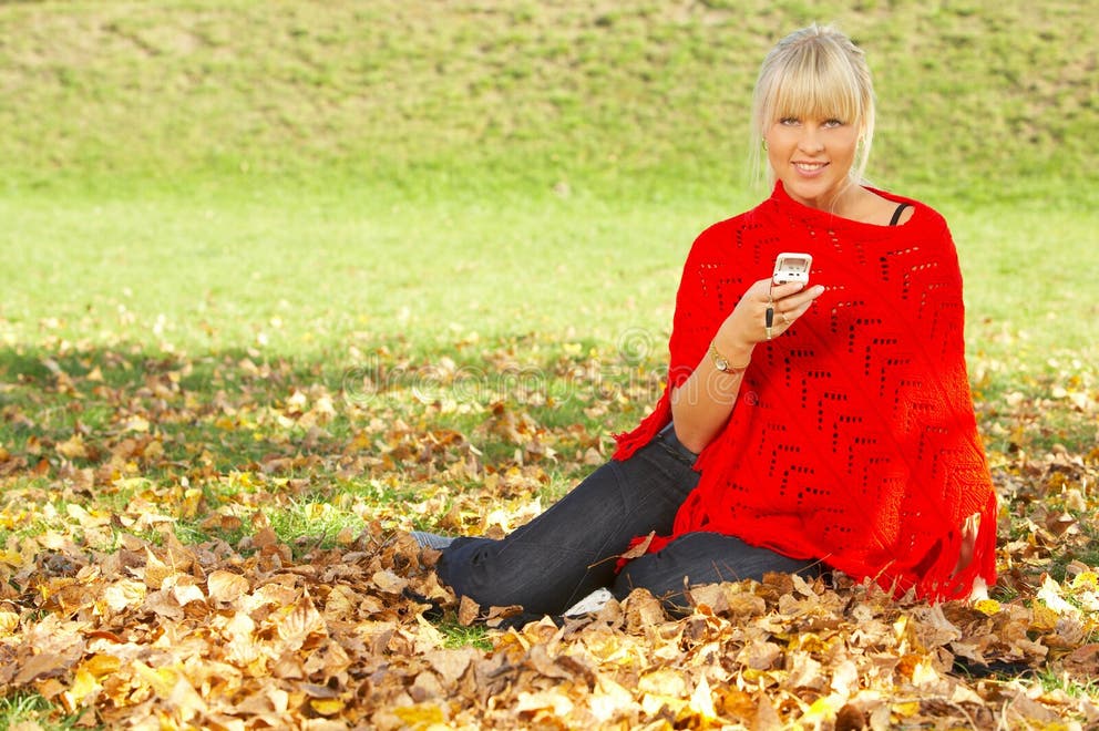 Its Autumn! stock photo. Image of leasure, daydream, happiness - 3288484