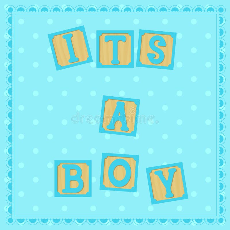 Its a boy card with cubs stock vector. Illustration of baby - 67739777