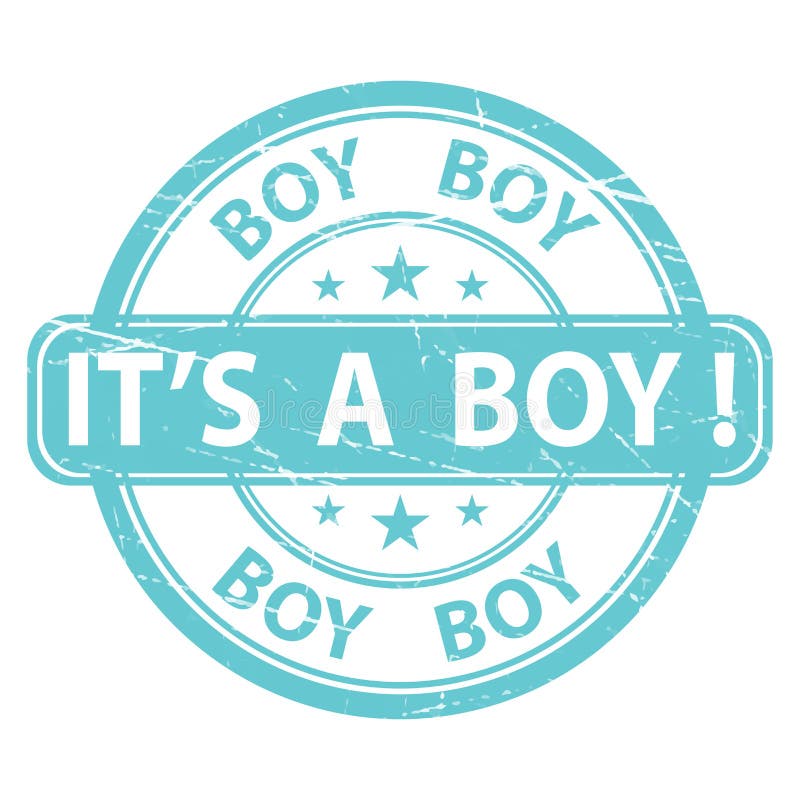 Its a Boy ! Rubber Stamp, Vector Illustration Stock Vector ...
