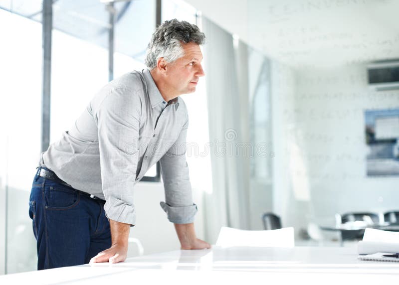 Its Business As Usual. a Working Business Office. Stock Image - Image ...