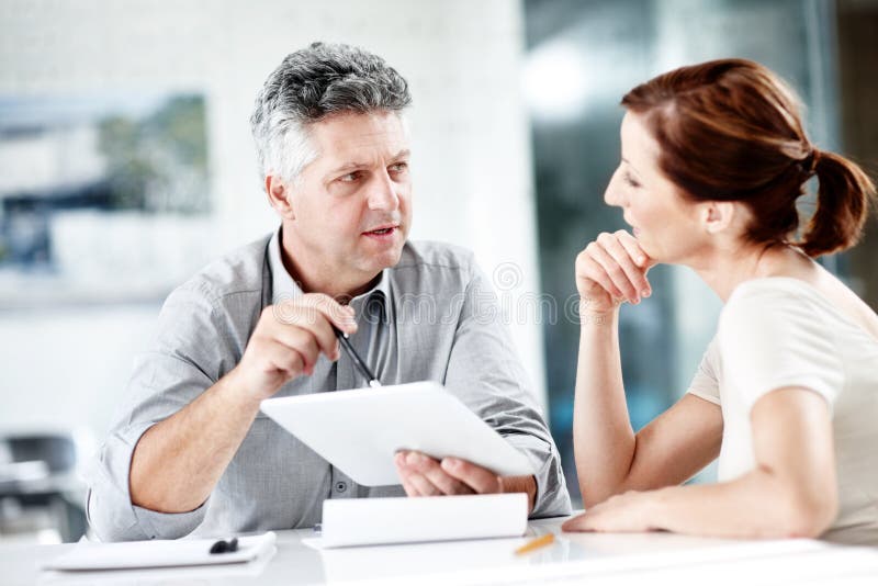 Its Business As Usual. a Working Business Office. Stock Image - Image ...