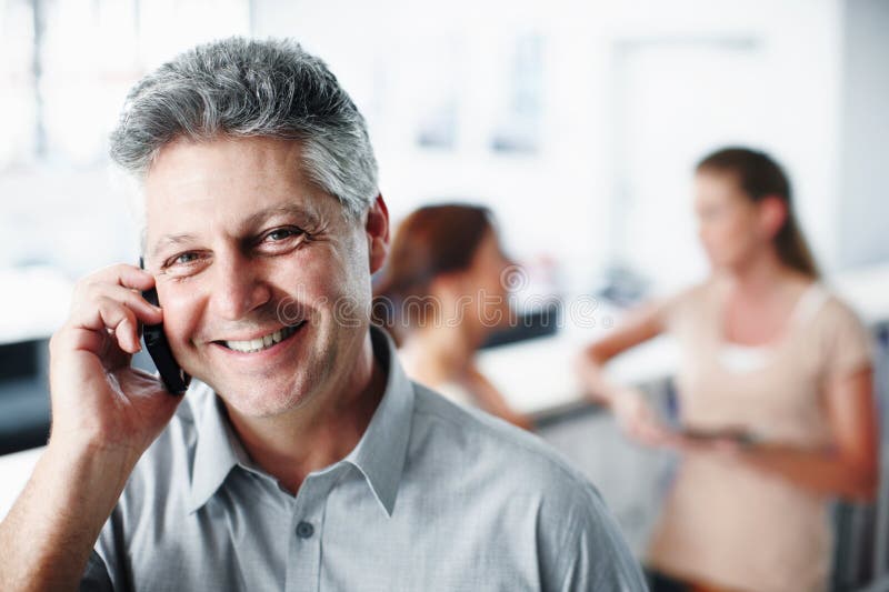 Its Business As Usual. a Working Business Office. Stock Image - Image ...