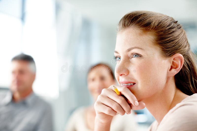 Its Business As Usual. a Working Business Office. Stock Image - Image ...