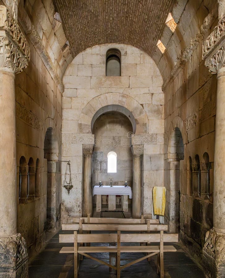 Beautiful Interior of the Visigothic Church of San Pedro De La Nave ...