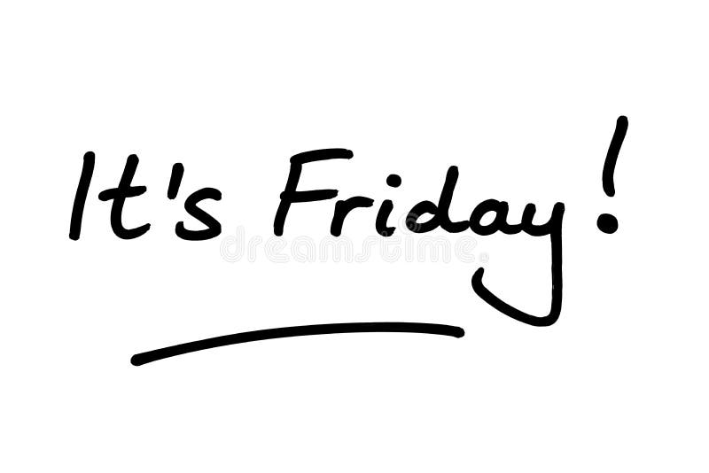 Its Friday Stock Illustrations – 739 Its Friday Stock Illustrations ...