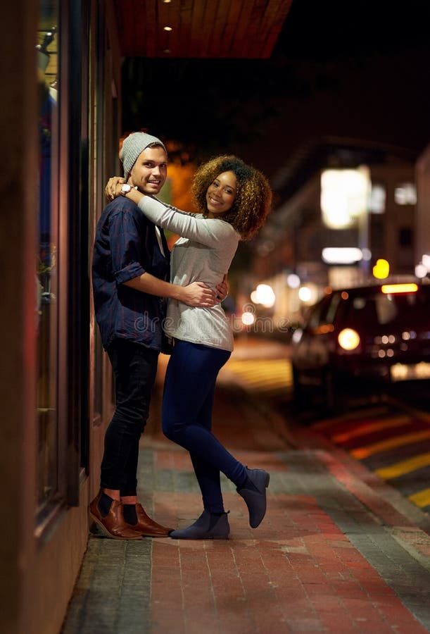 Its Getting Late but this Date Aint Over yet. a Young Couple Out on a ...