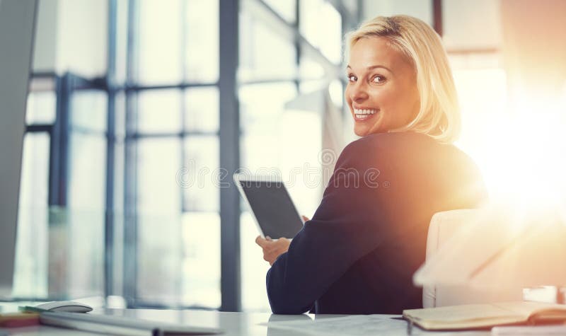 Its Got Ideal Functionality for Business. a Businesswoman Using a ... Its Got Ideal Functionality for Business. a Businesswoman Using a ...