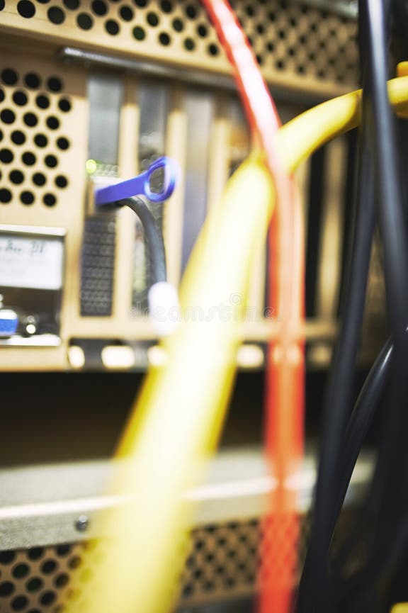 Its Important To Safeguard Your Data. an Empty Server Room. Stock Image ...