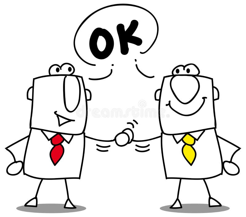 Shake Hands Cartoon Stock Illustrations – 3,843 Shake Hands Cartoon ...