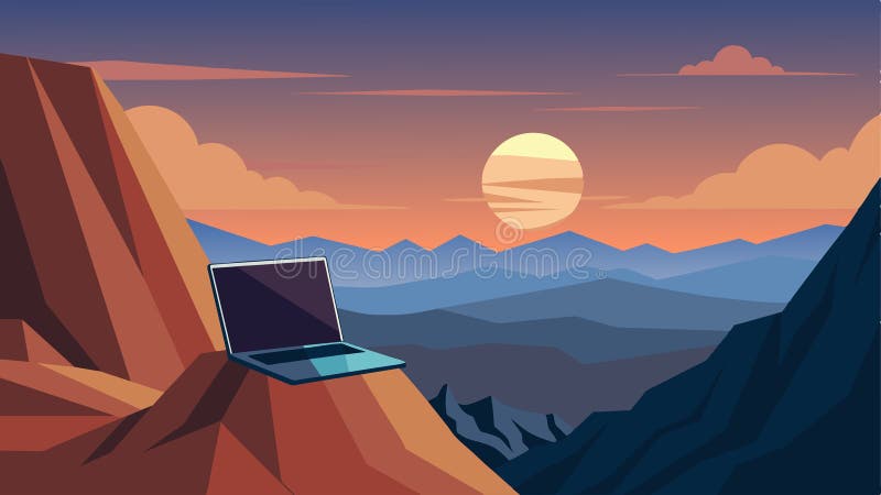 From Its Perch on a Rocky Ledge the Laptop Commands a Breathtaking View ...