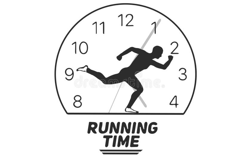 Its running time stock illustration. Illustration of design - 77786833