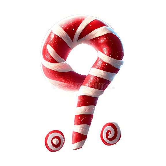 Its Strange Appearance is Different from Normal Candy Canes. Stock ...