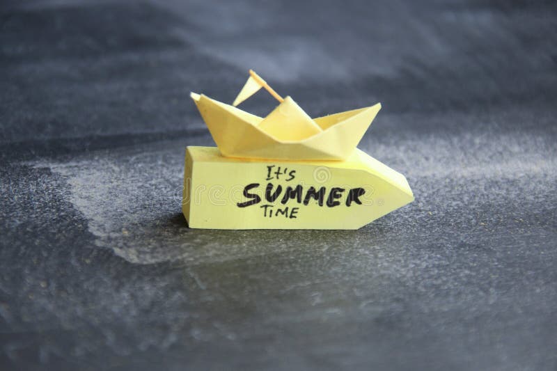 Its Summer Time. Background for Travel and Vacation. Stock Photo ...