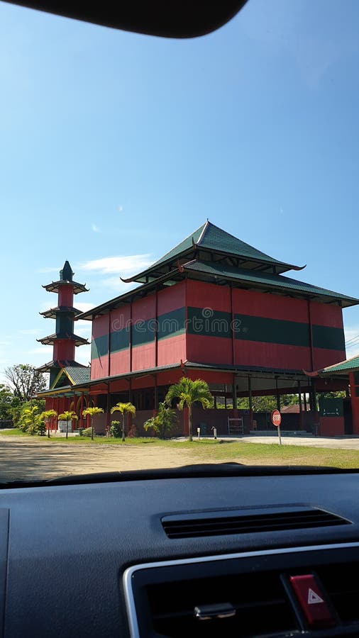 Its Time To Pray in an Ethnical Mosque Stock Photo - Image of tower ...