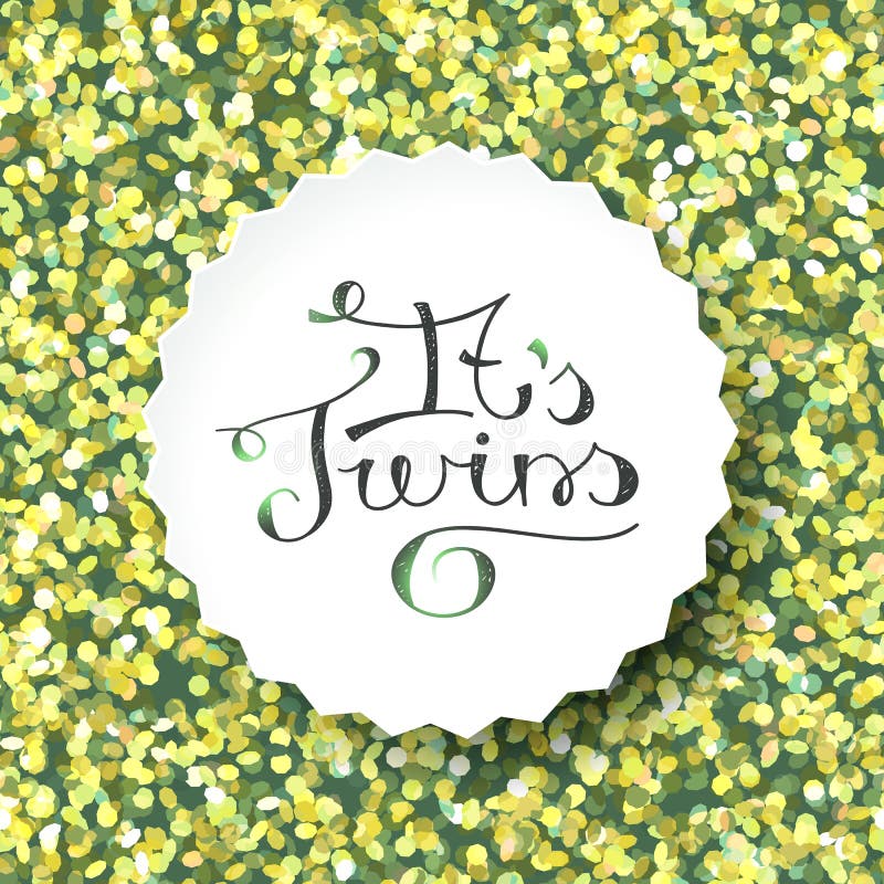 Its twins text stock vector. Illustration of glossy, font - 70604875