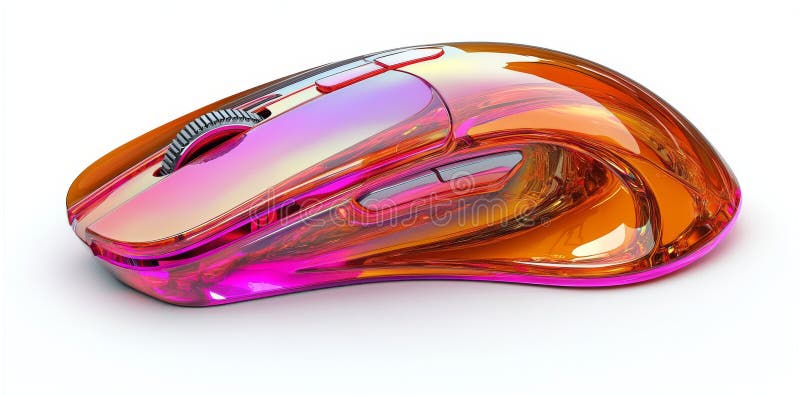 With Its Vibrant Pink and Orange Design, this Computer Mouse Embodies ...