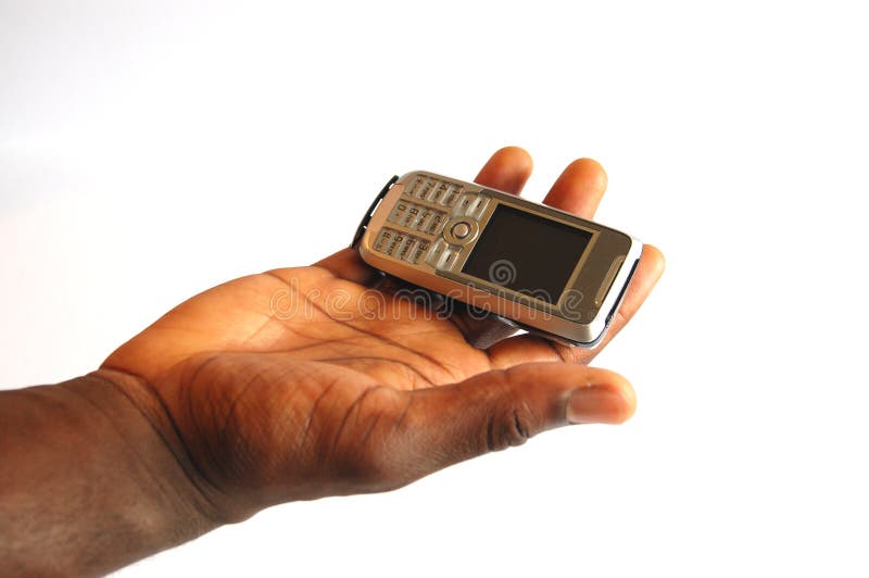 Flip handphone stock illustration. Illustration of silver - 90838