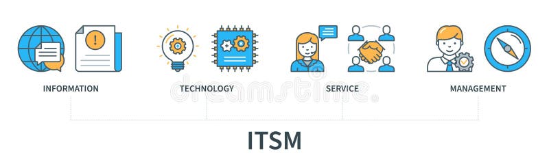 ITSM Concept Vector Infographics Stock Illustration - Illustration of ...
