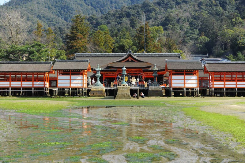 Itsukushima Shrine stock image. Image of tourism, japanese - 27887203