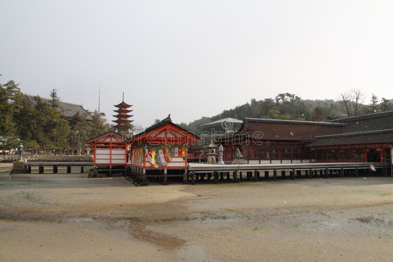 Itsukushima Shrine stock photo. Image of heritage, landscape - 46798706