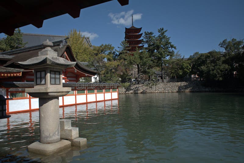 Itsukushima Shrine, Miyajima, Japan Stock Image - Image of history ...