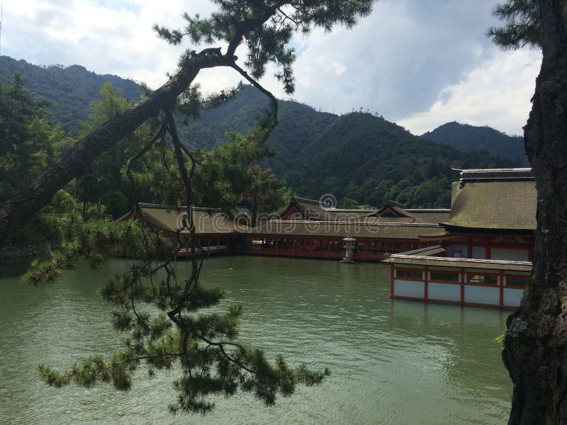Itsukushima Shrine, Miyajima, Japan Stock Image - Image of coast ...