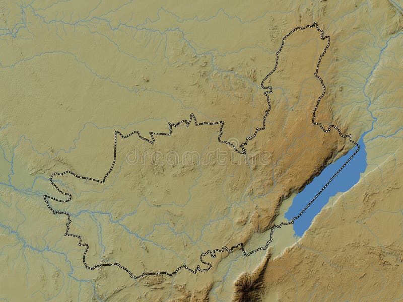 Ituri, Democratic Republic of the Congo. Physical. No Legend Stock ...