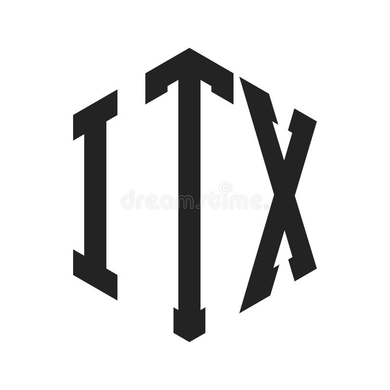 ITX Logo Design. Initial Letter ITX Monogram Logo Using Hexagon Shape ...
