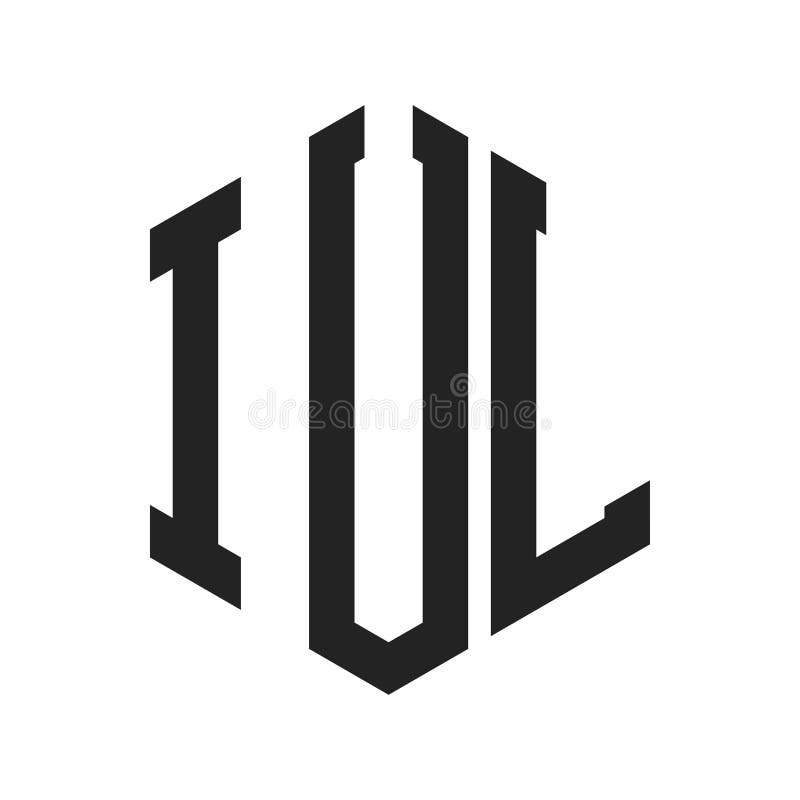 IUL Logo Design. Initial Letter IUL Monogram Logo Using Hexagon Shape ...