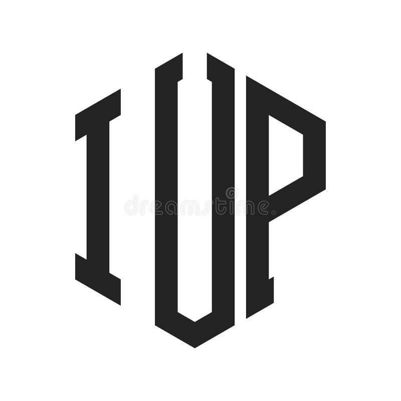 IUP Logo Design. Initial Letter IUP Monogram Logo Using Hexagon Shape ...